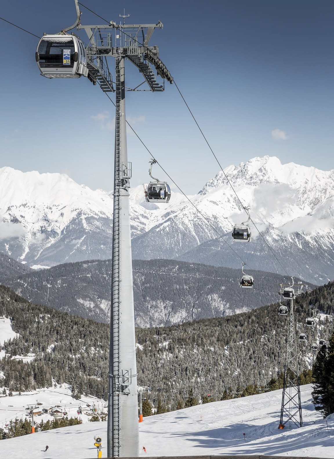 Ski area map, lifts & slopes in Hochoetz | Ötztal in Tirol, Austria